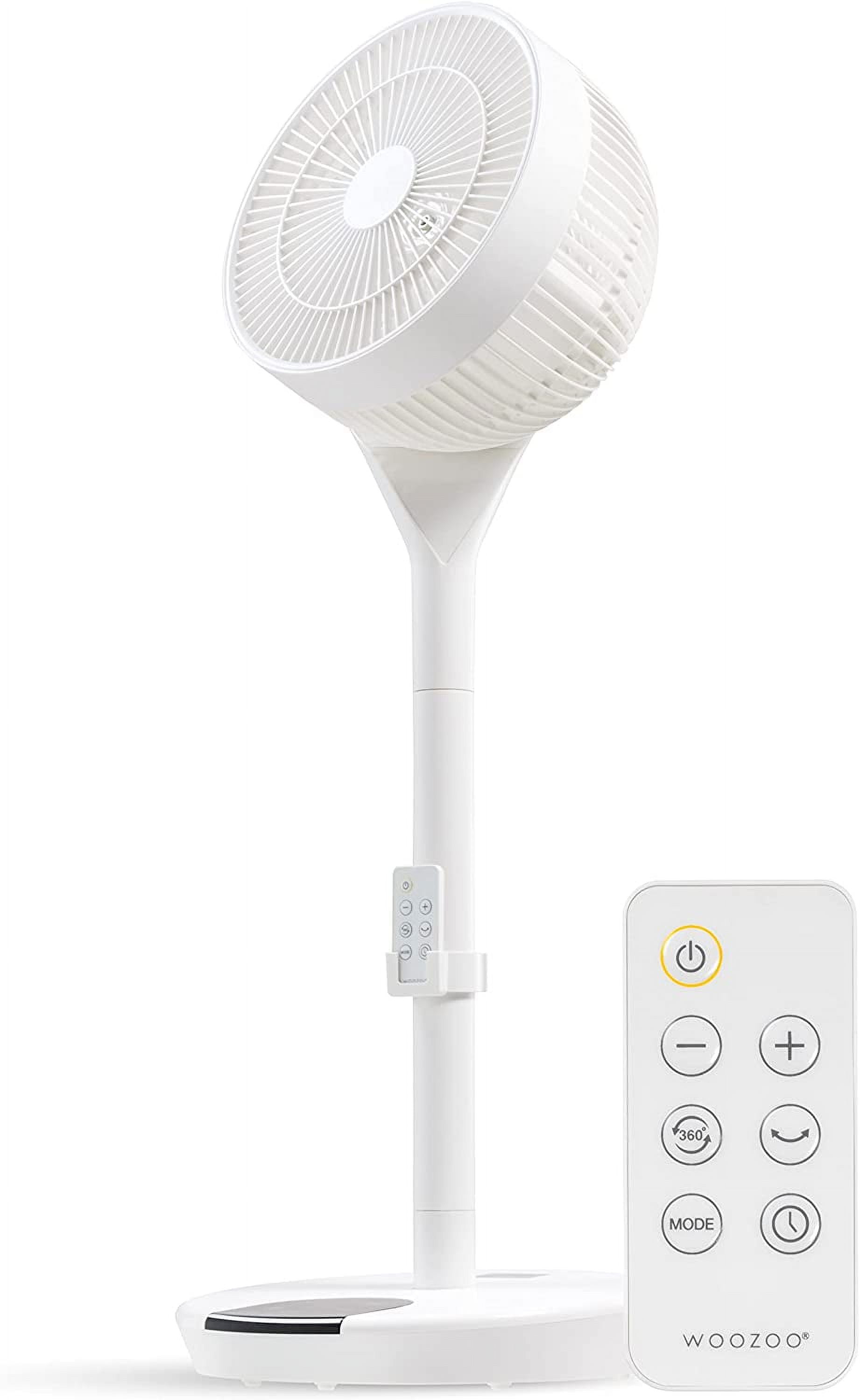 IRIS USA WOOZOO Pedestal Standing Fan, 360 Oscillating Fan, Vortex Fan ...
