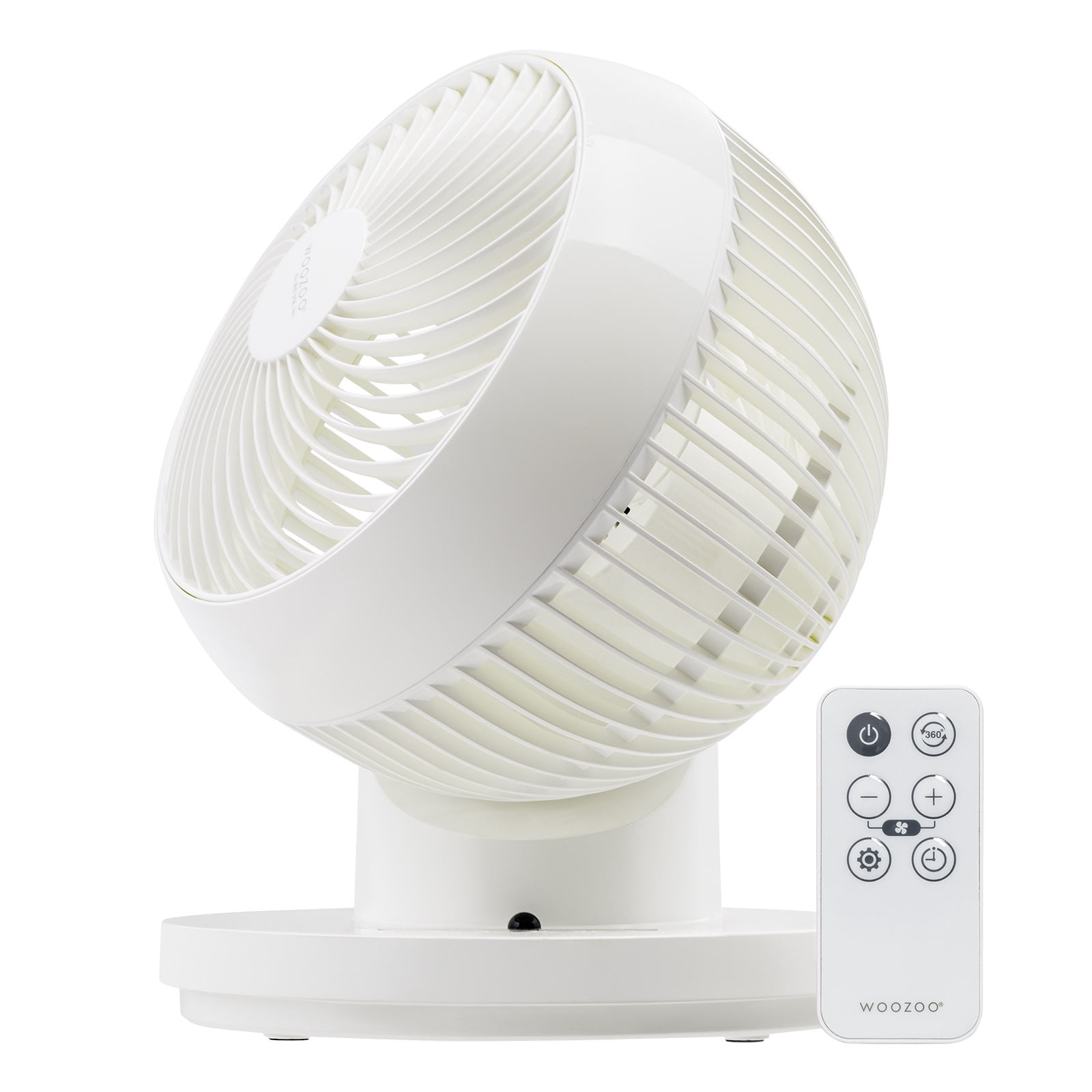IRIS WOOZOO 360° Oscillating Fan with Remote & Timer, 3 Speed Settings ...