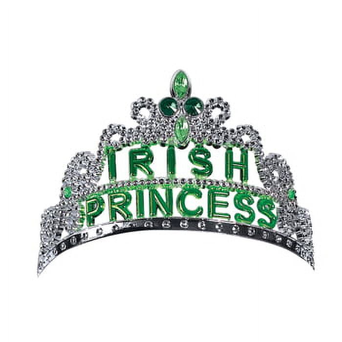 IRISH PRINCESS TIARA-GRN/SLVR 12 PACK - Walmart.com