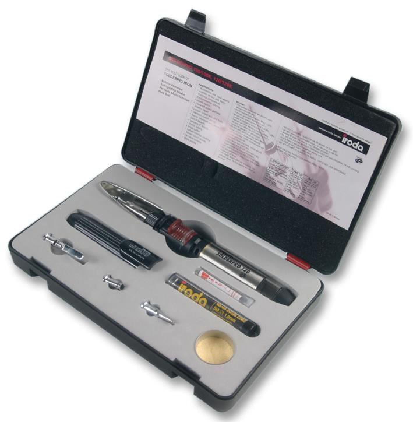 IRODA - SolderPro 120 30-125W Gas Soldering Iron Kit - Walmart.com