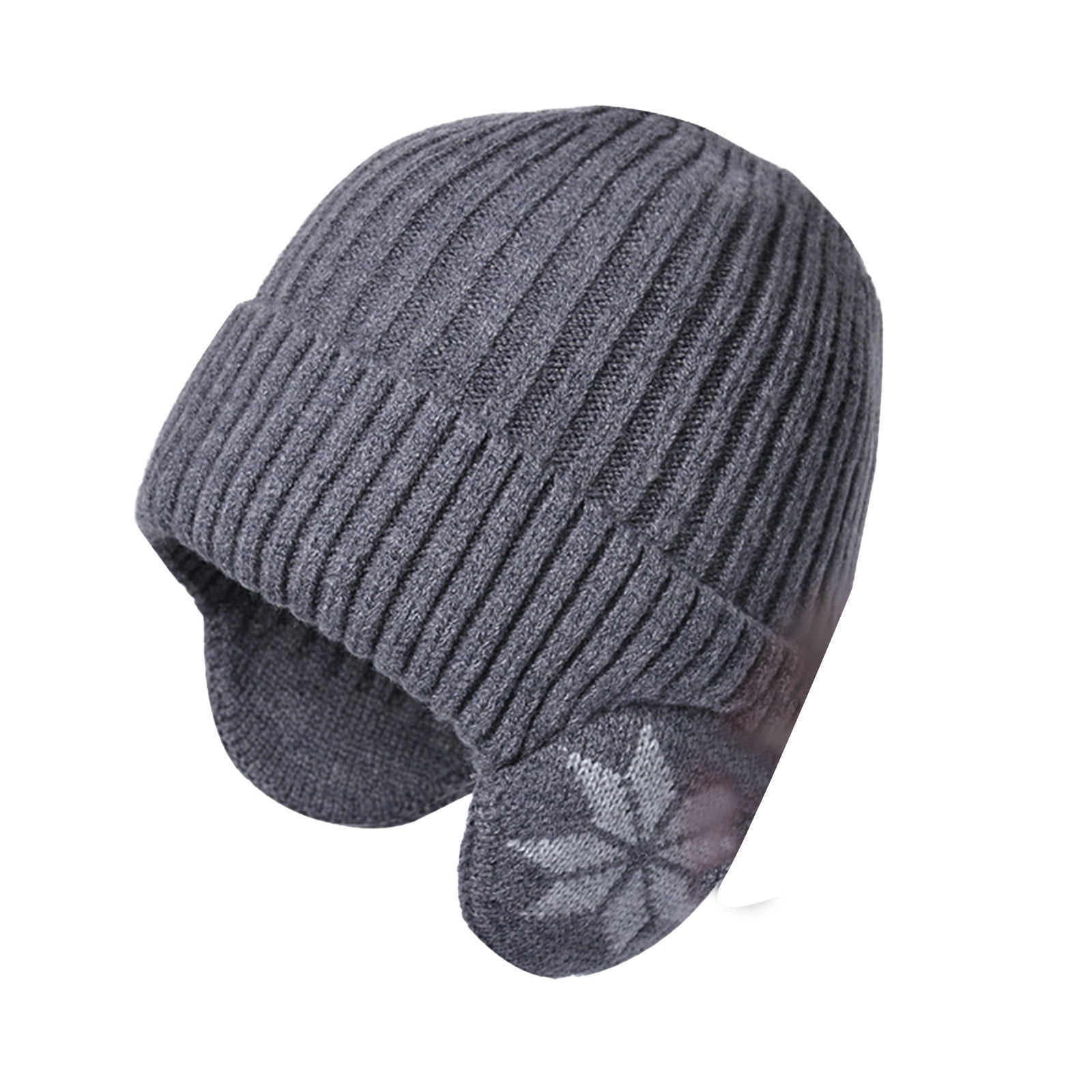 IROINNID Beanies for Women with Ear Flap Winter Warm Knit Soft Stretch ...