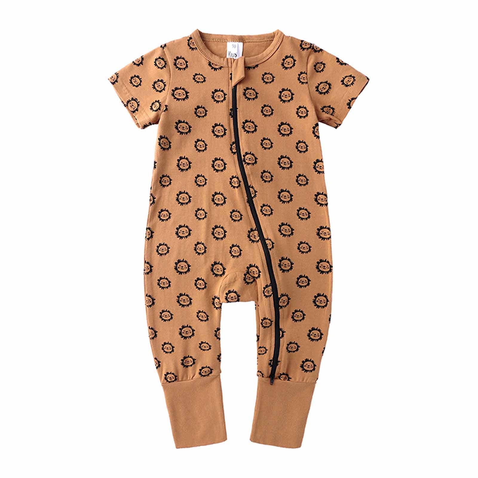 IROINNID Cotton Neutral Onesies Summer Newborn Baby Girls Boys Bodysuit ...