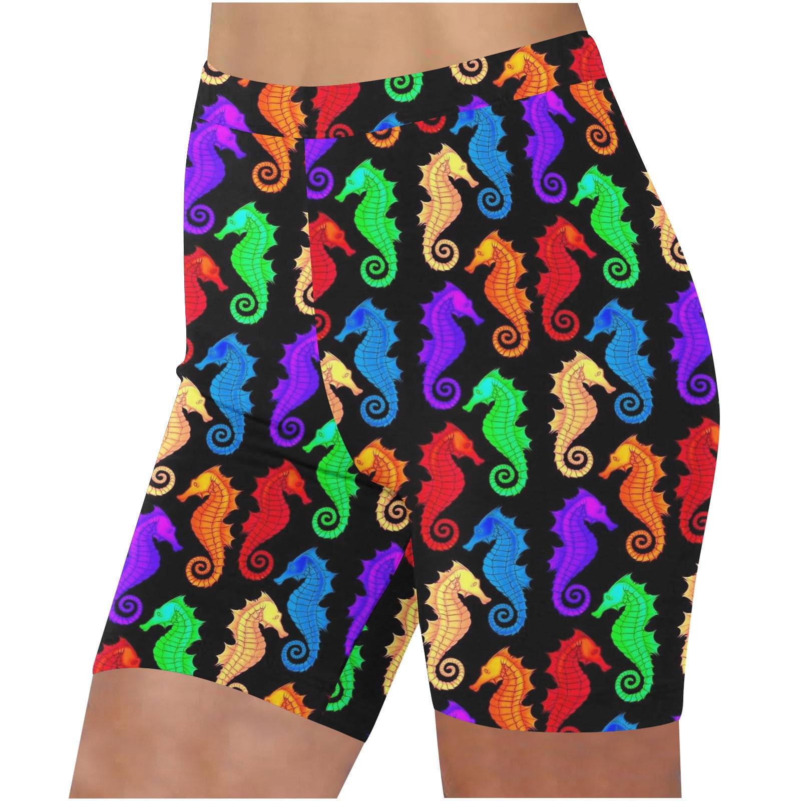 IROINNID Discount Athletic Shorts for Women Basic Slip Bike Shorts Soft ...