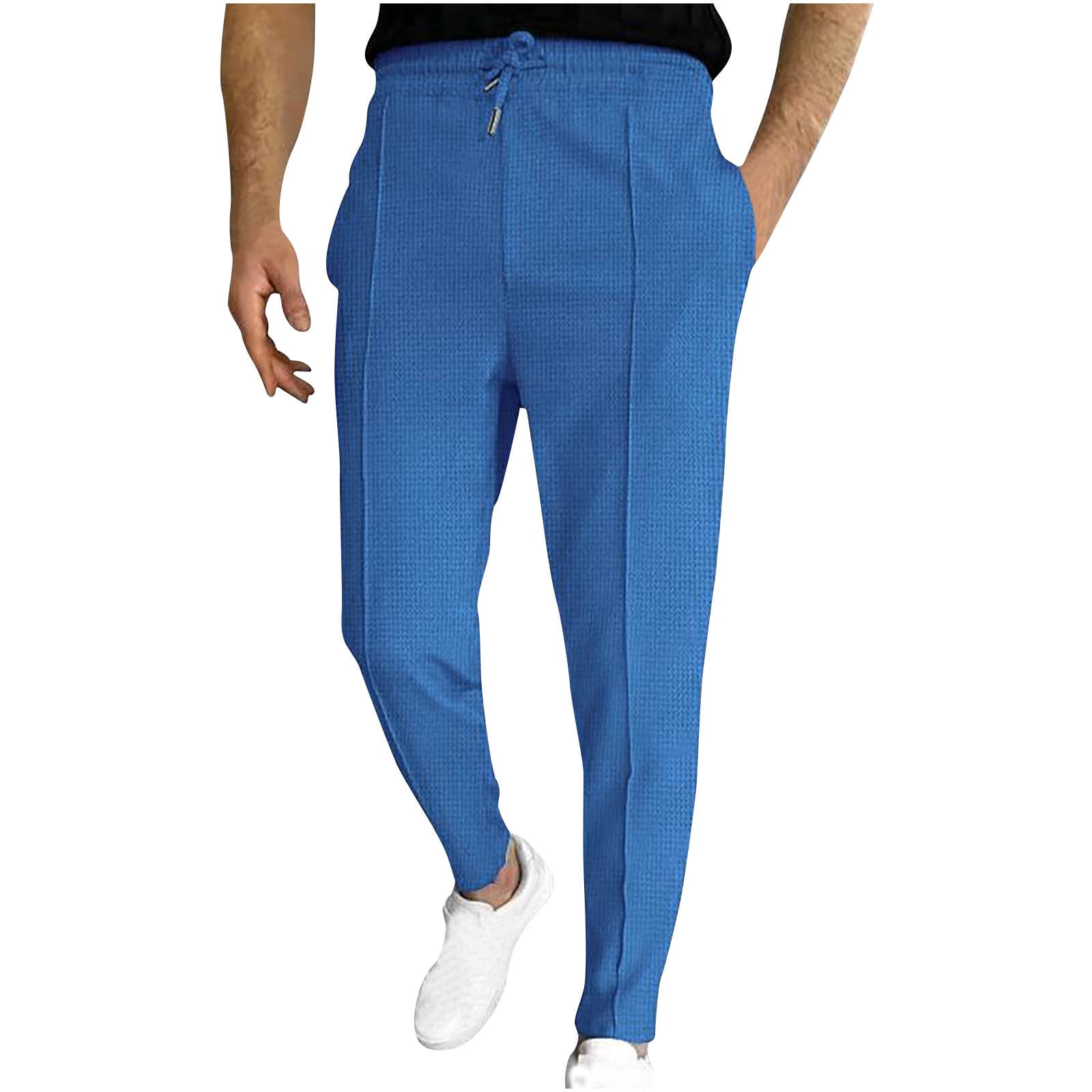 IROINNID Drawstring Pants for Men Relaxed Fit Drawstring Straight Leg ...