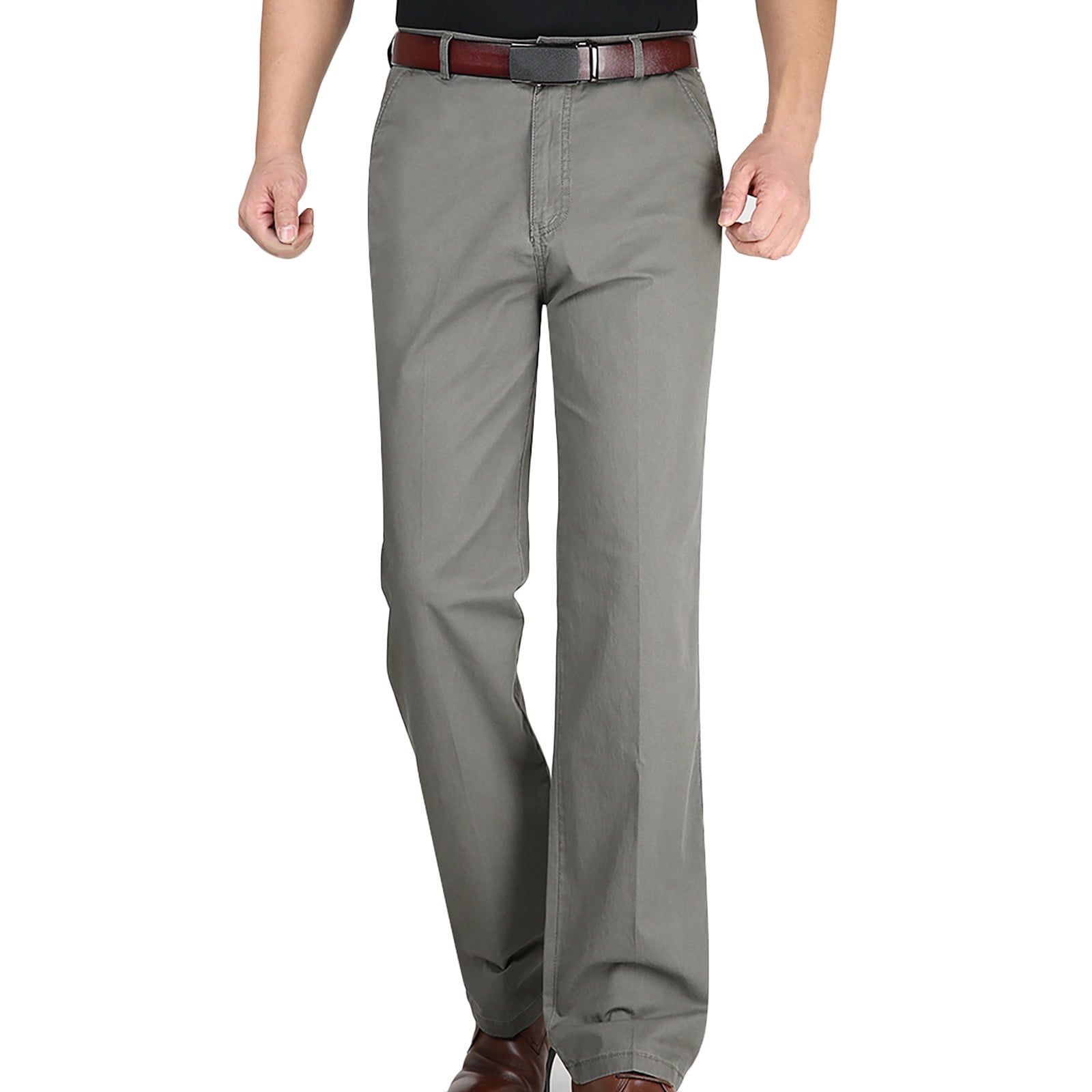 IROINNID Dress Pants for Men Clearance Formal Straight Leg Business ...