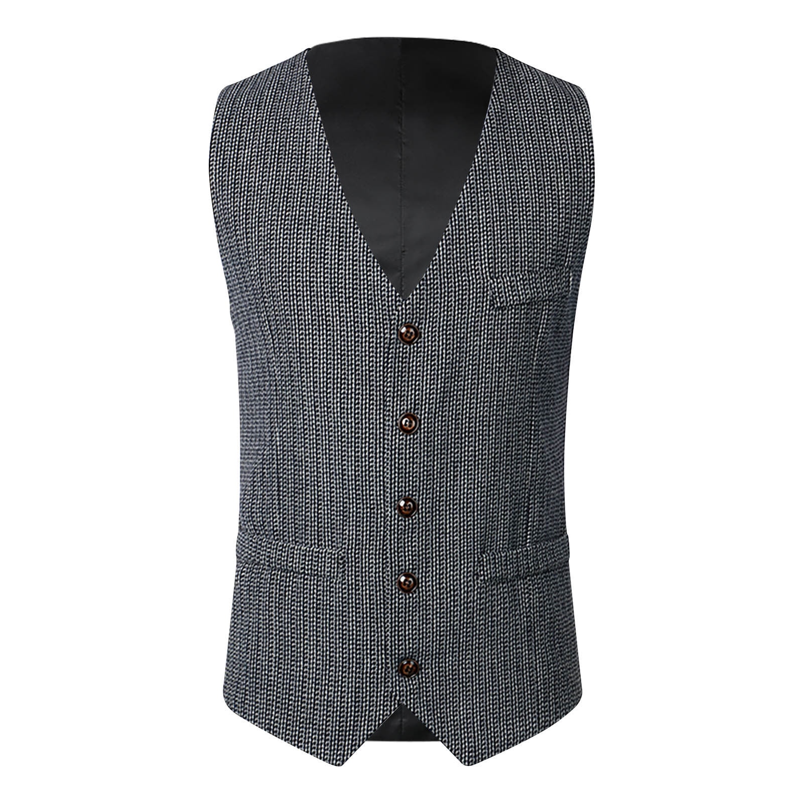 IROINNID Formal Suit Vest for Men Retro Single-breasted Versatile ...
