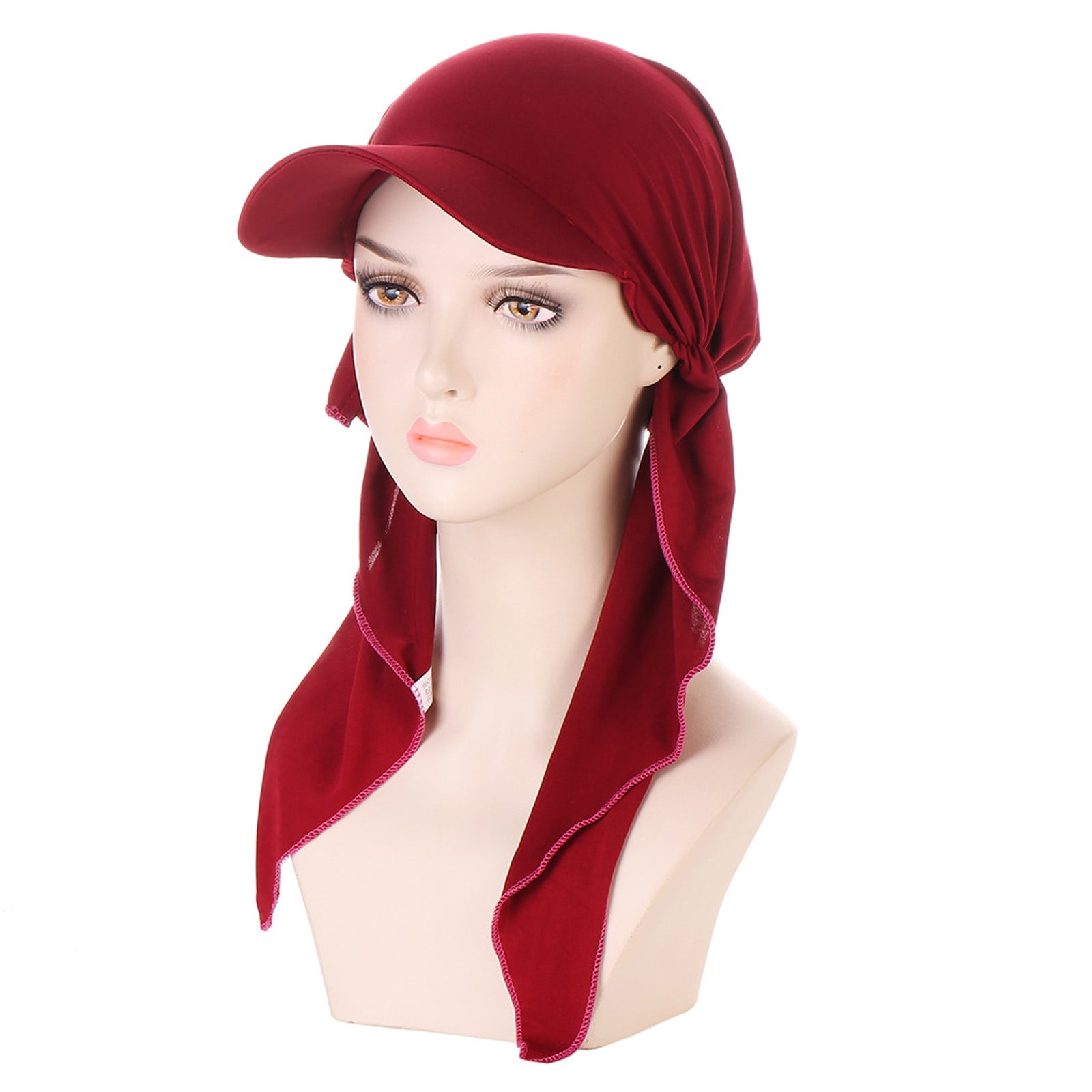 IROINNID Hijab for Women Solid Indian Muslim Scarf Hat Wraps Turbans ...