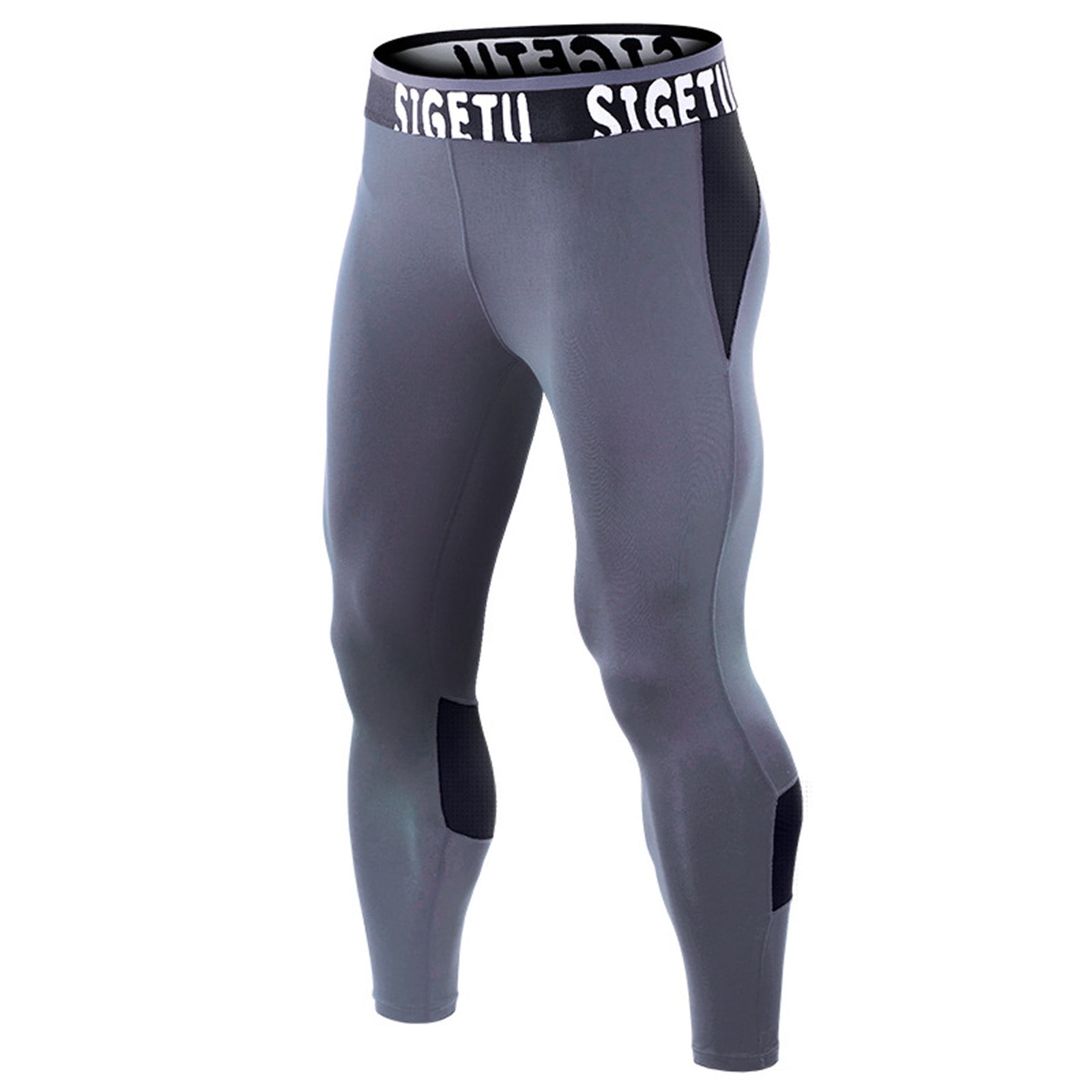 IROINNID Men's Yoga Pants Solid Color Summer Fitness Patchwork ...