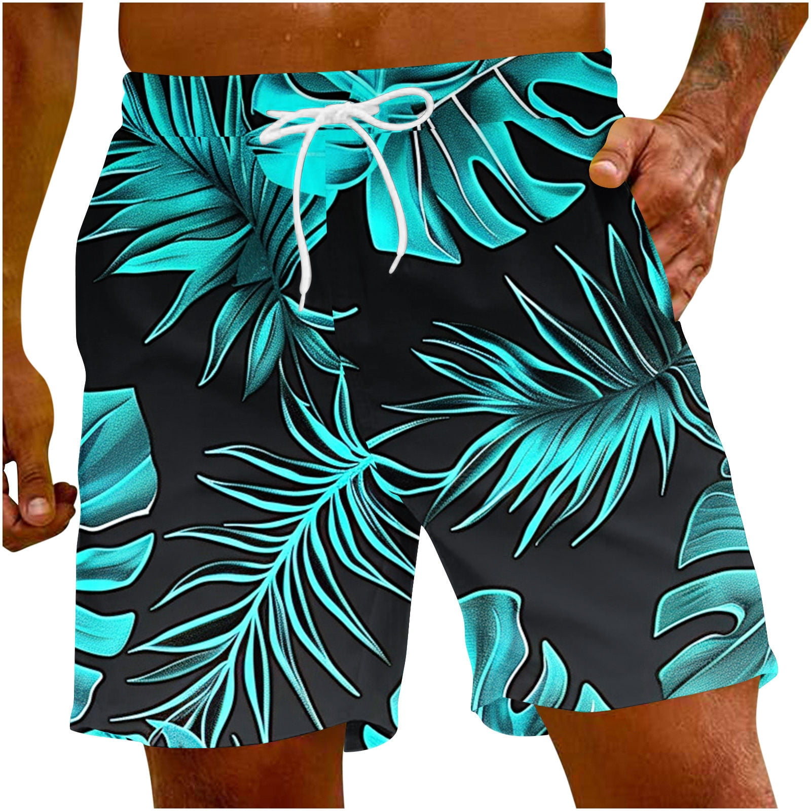 IROINNID Mens Swim Trunks 5" with Mesh Lining Quick Dry Bathing Suits ...