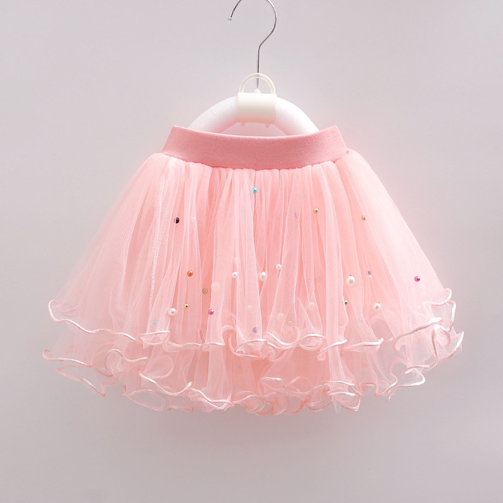 IROINNID Mini Tutu Skirt For Toddler Girls Cute Party Dance Splice ...