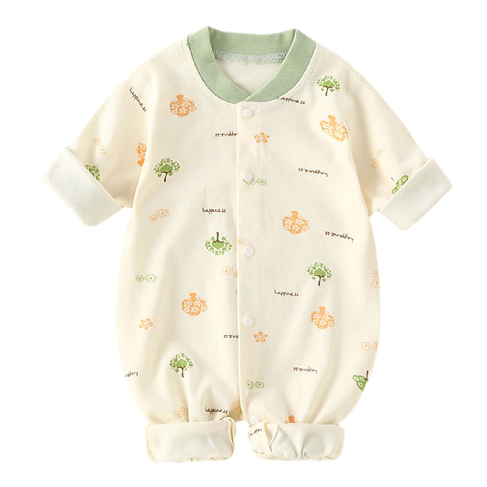 IROINNID Newborn Baby Boy Girl Cute Clothes Romper Short Sleeve Onesie One-Piece Outfit 1M-13M ...