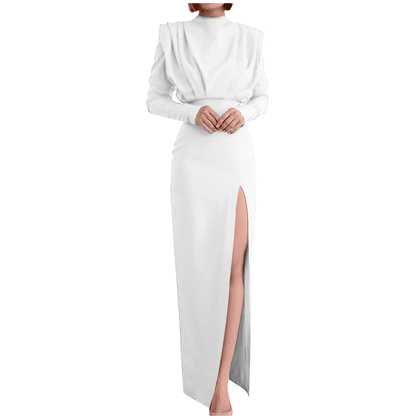 IROINNID Savings Long Sleeve Dress for Women Fall Dress Full-Length ...