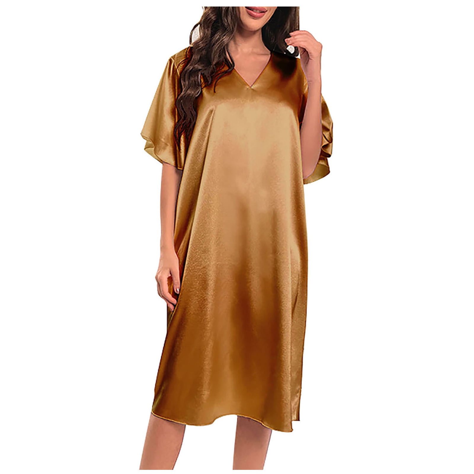 IROINNID Silk Pyjamas Dress for Women, Sexy Lace Lounge and Lightweight ...