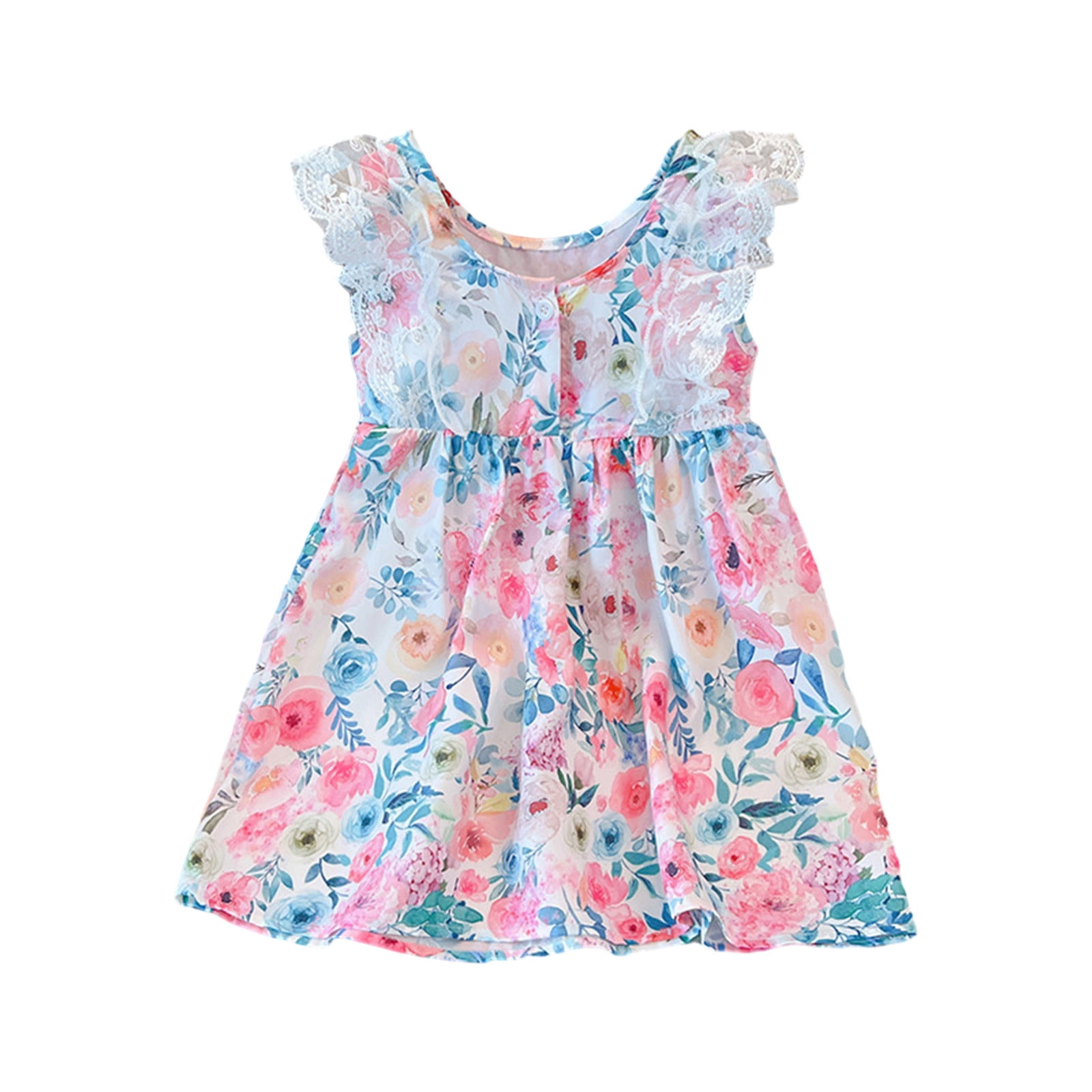 IROINNID Toddler Girl Skater Dress Toddler Sleeveless Girls Summer ...
