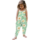 IROINNID Toddler Girls Kids Jumpsuit One Piece Floral Printed ...