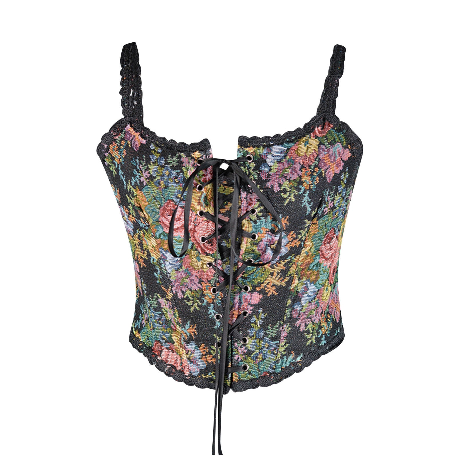 IROINNID Tummy Control Underwear for Women, Wrap Chest Floral ...