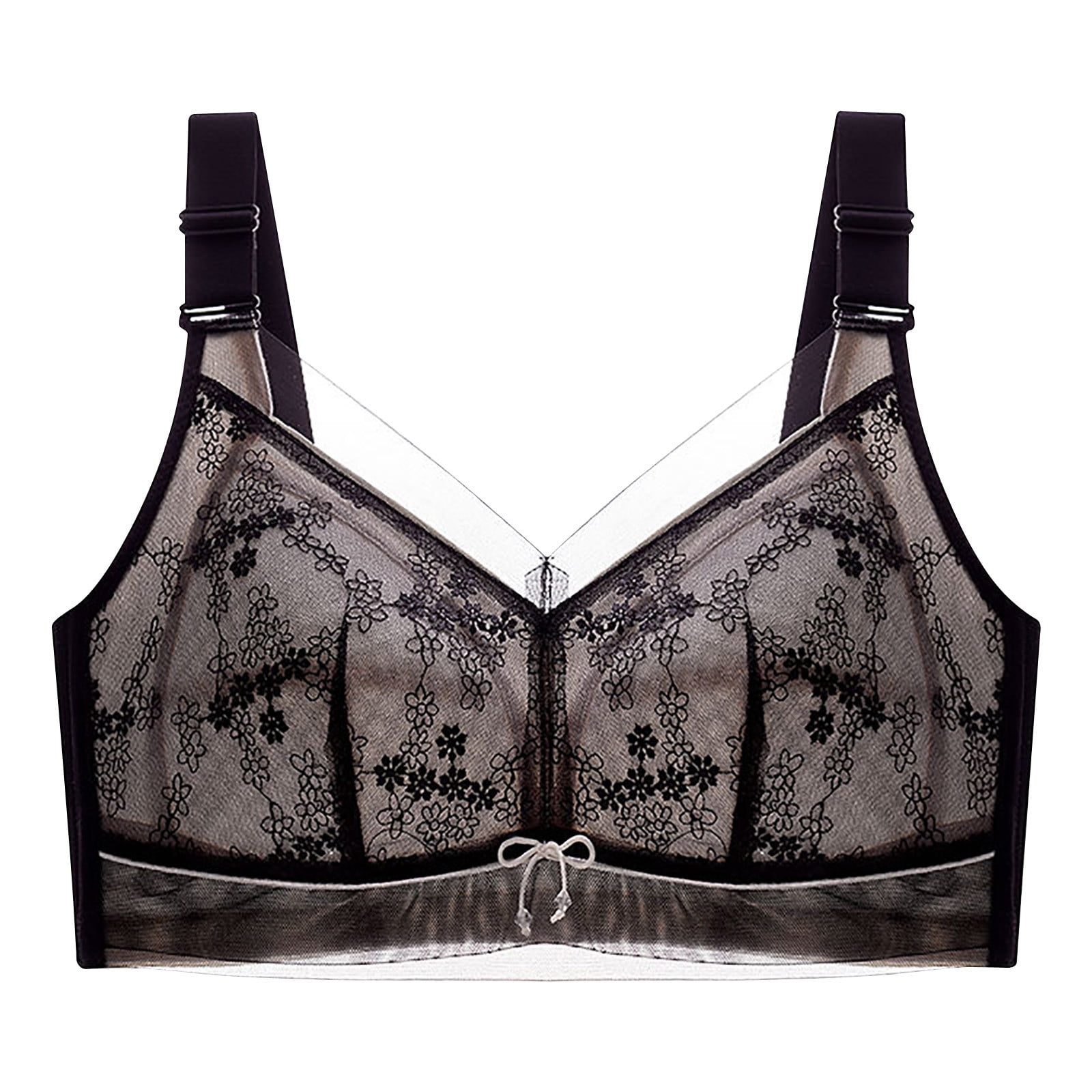 IROINNID Women's Convertible Bras Solid Push Up Lace Underwear ...