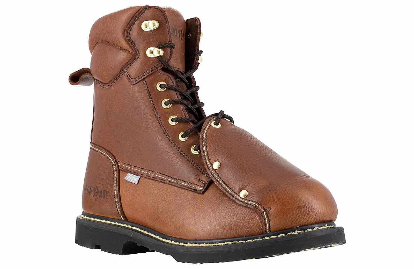 Iron Age Ground Breaker Steel Toe Work Boot | IA5015 Brown - Walmart.com