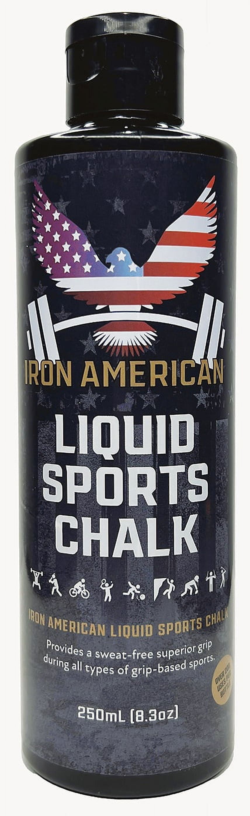 Iron American Liquid Sports Chalk, White, 250ML, Long-Lasting Grip ...