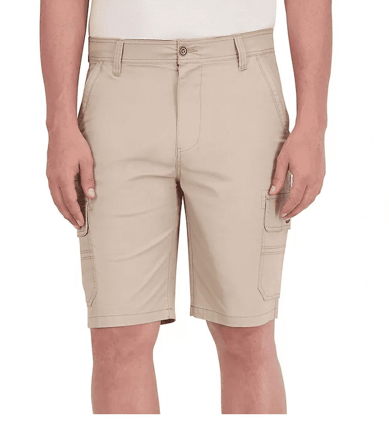 IRON Clothing Men's Flex Comfort Waistband Stretch Cotton Cargo Short ...