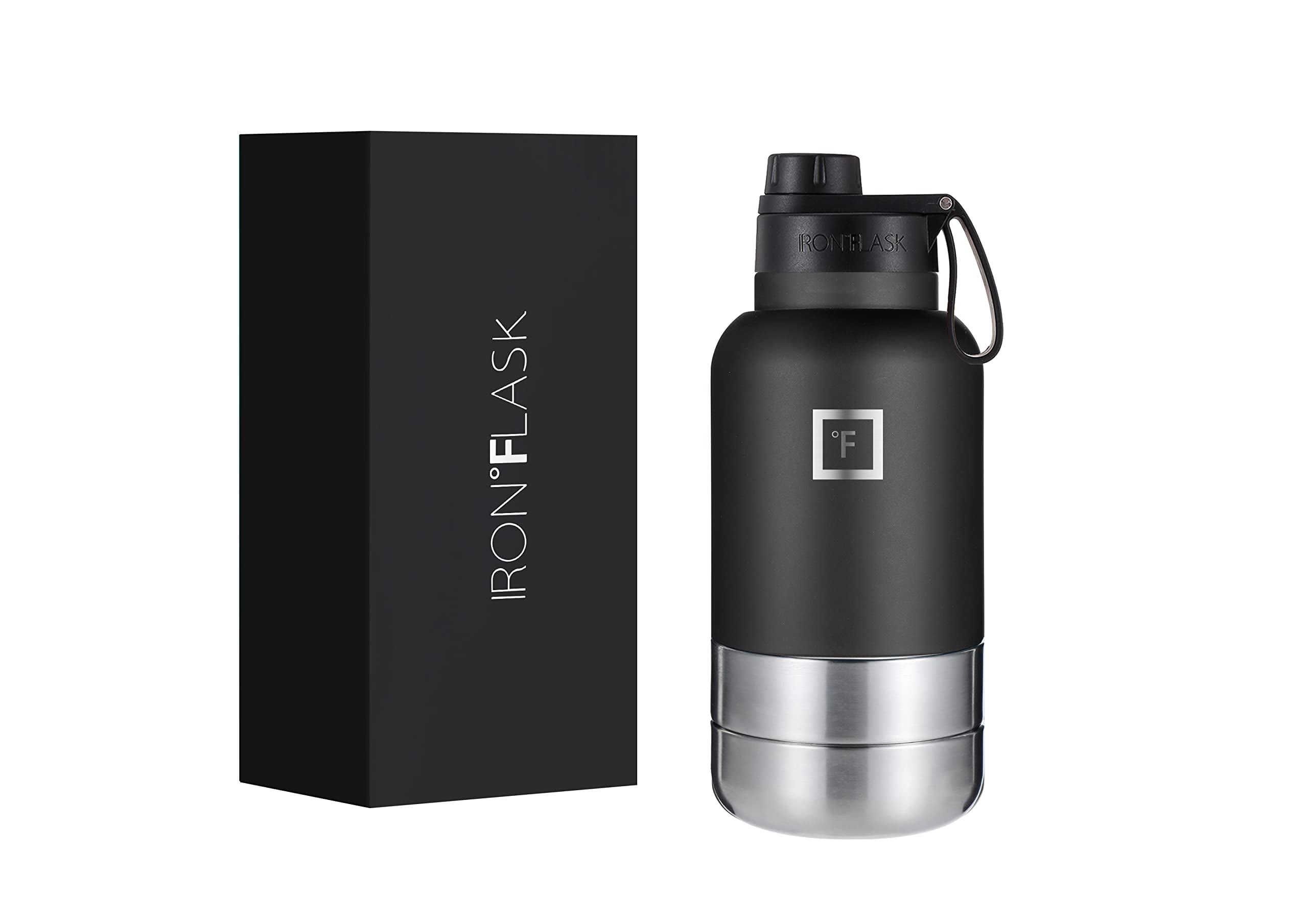 IRON °FLASK Portable Dog DHF10 Water Bottle & Bowl - All-in-One Pet ...