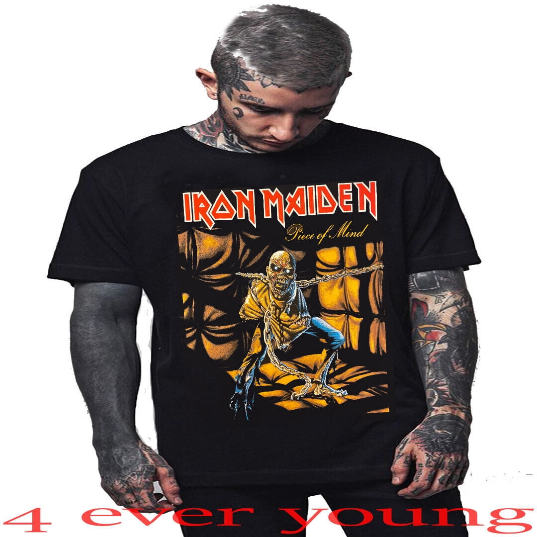 IRON MAIDEN PIECE 0F MIND THE CLASSIC ROCK PUNK ROCK T SHIRTS - Walmart.com