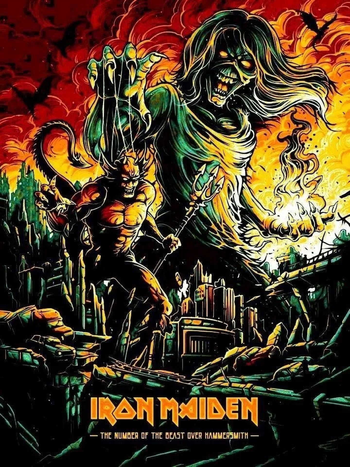 IRON MAIDEN POSTER WALL ART 24 x 36 Inch Poster - Walmart.com
