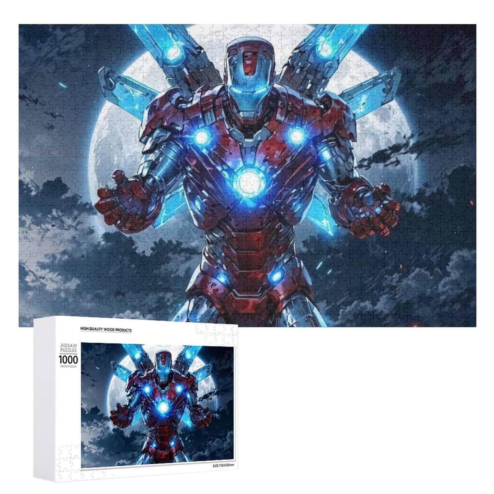 IRON MAN Puzzles for Adults 1000 Pieces - Puzzles Challenging and ...