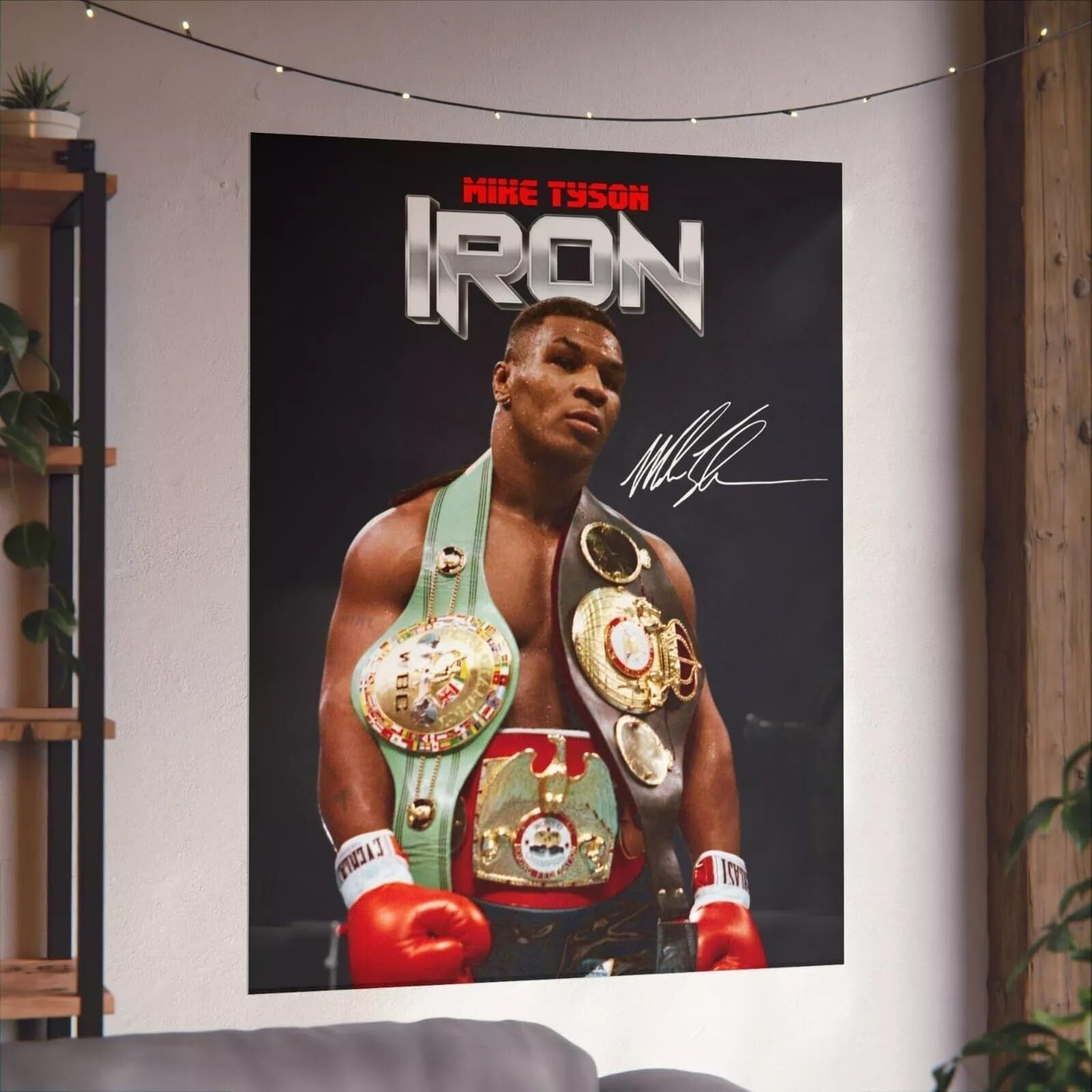 IRON Mike Tyson Boxing Poster - Walmart.com