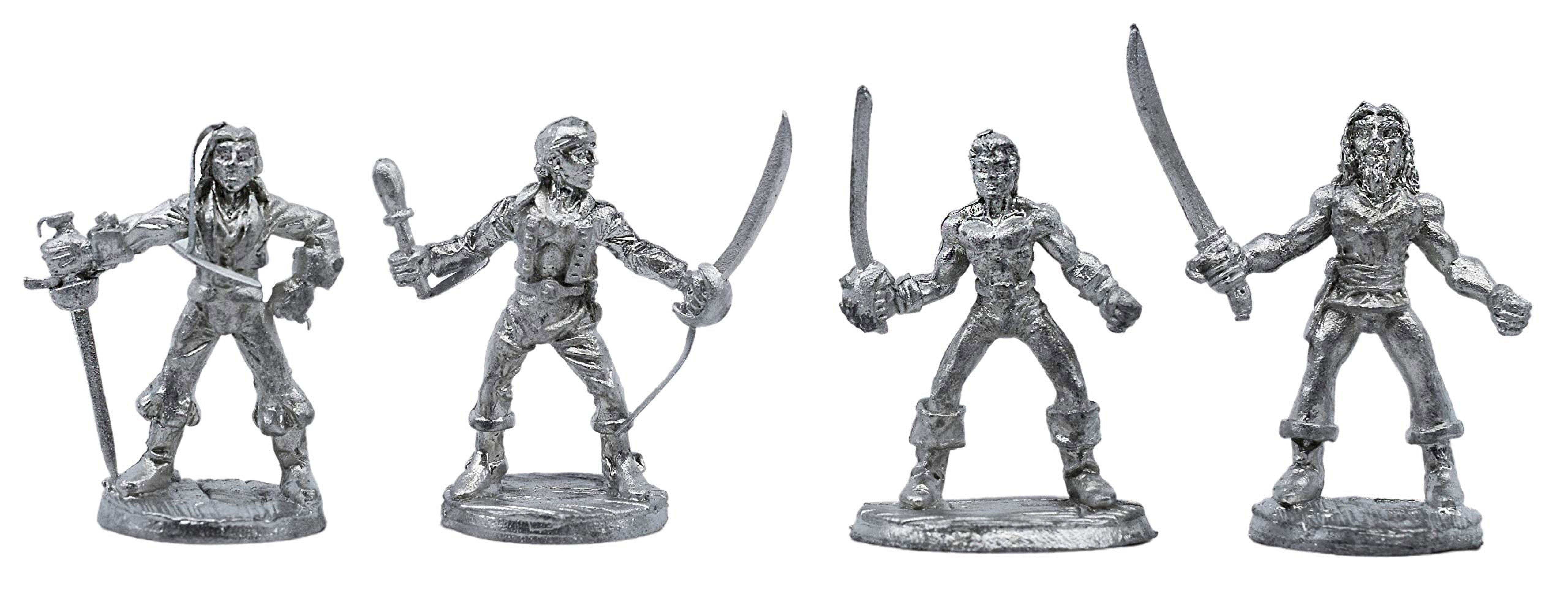 IRON WIND METALS 4 Piece Pirates Set - 100% Lead-Free Pewter - Classic ...