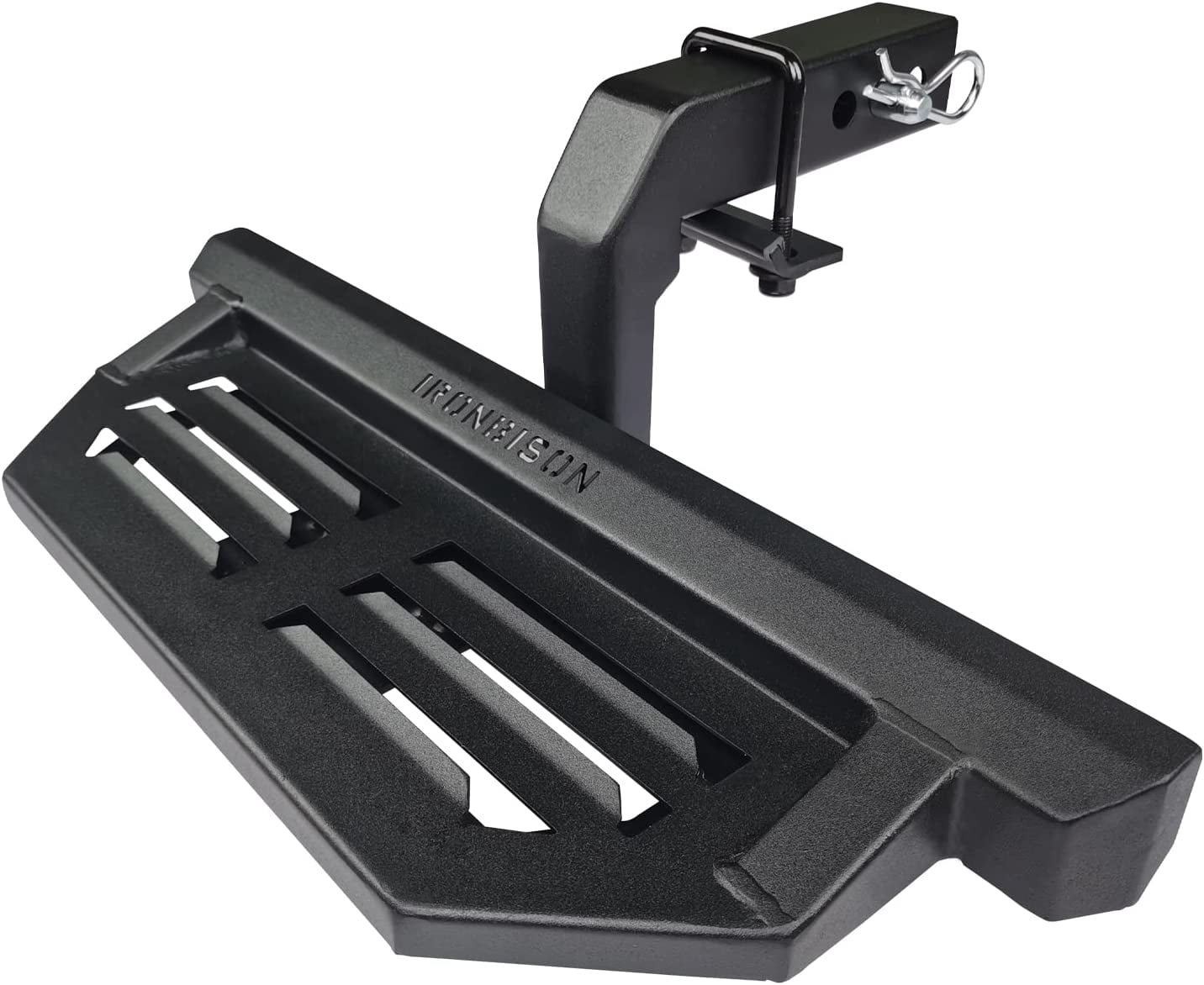 IRONBISON Universal Fit 2" Hitch Steps with 5" Drop, Heavy Duty Steel ...