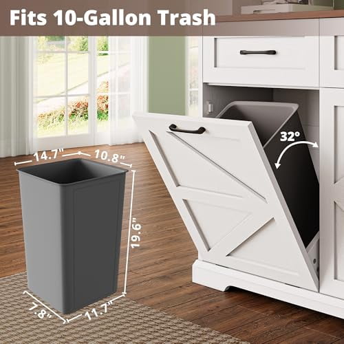 IRONCK 72" Kitchen Pantry Storage Cabinet, Farmhouse Kitchen Hutch with ...