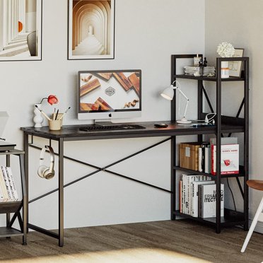 Mainstays Side Storage Desk - Natural - Walmart.com