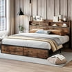 Zinus Julia 34" Wood Platform Bed Frame, King - Walmart.com