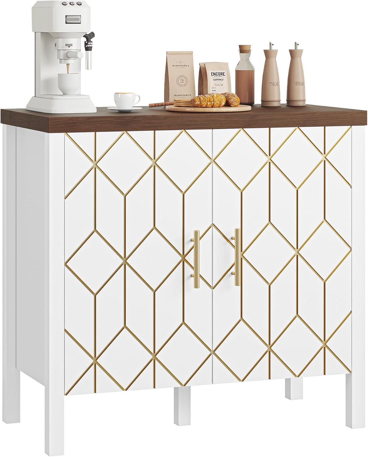 IRONCK Sideboard Buffet Cabinet with Storage, Modern Credenza Buffet ...
