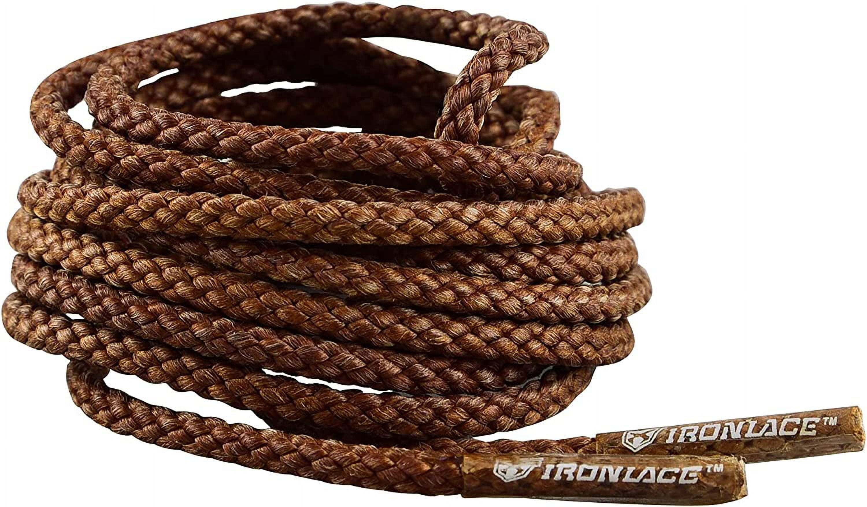 IRONLACE 30002 Unbrkbl Shoelace Boot Lace,33",Brn,PR1 - Walmart.com