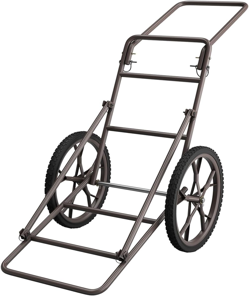 IRONMAX Folding Deer Cart, 500 lbs Capacity Hauler Utility Gear Dolly ...