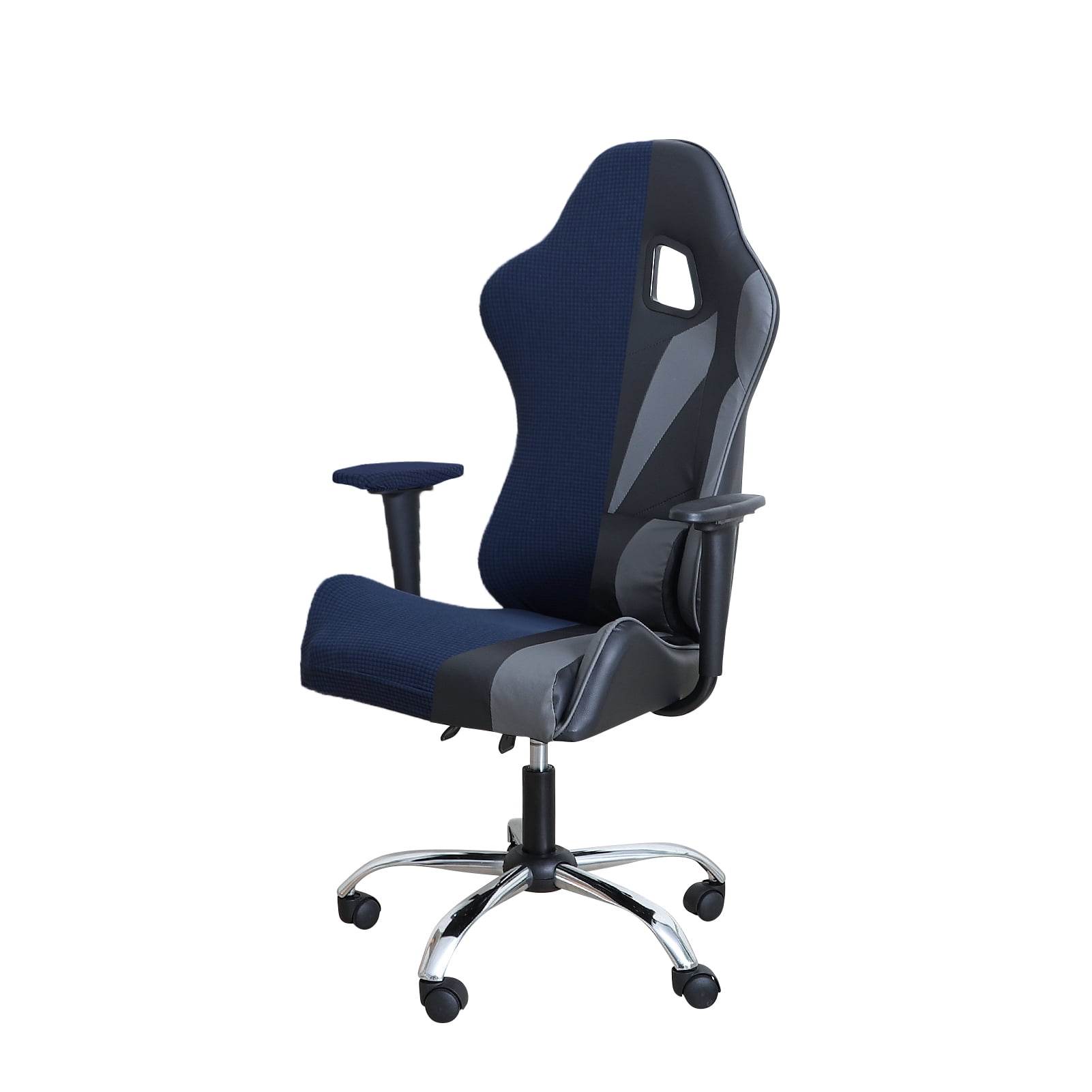 IROOM Gaming Chair Cover Set Navy Blue for Adults Video Game Chair ...