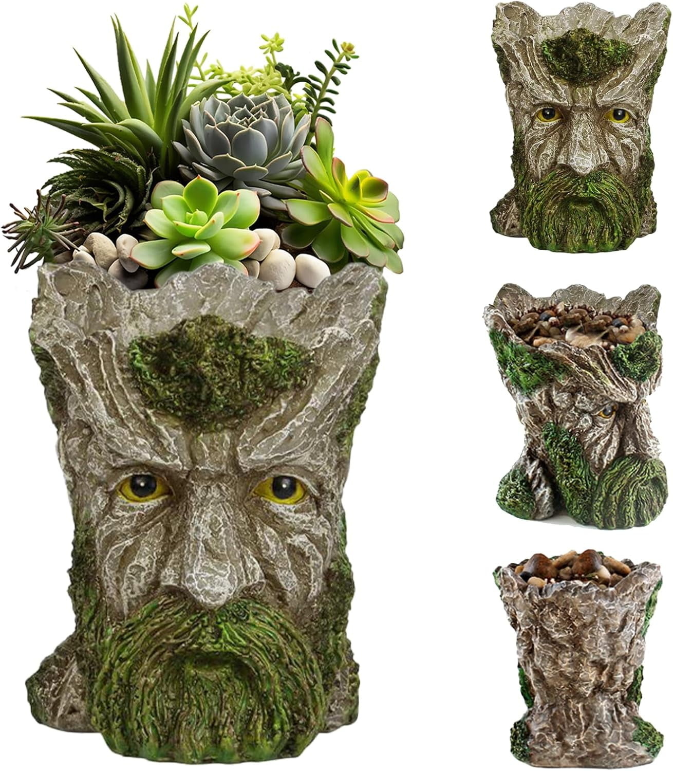 IROOZIGOTO Horror Planters Scary Head Plant Pots Small Face Flower ...