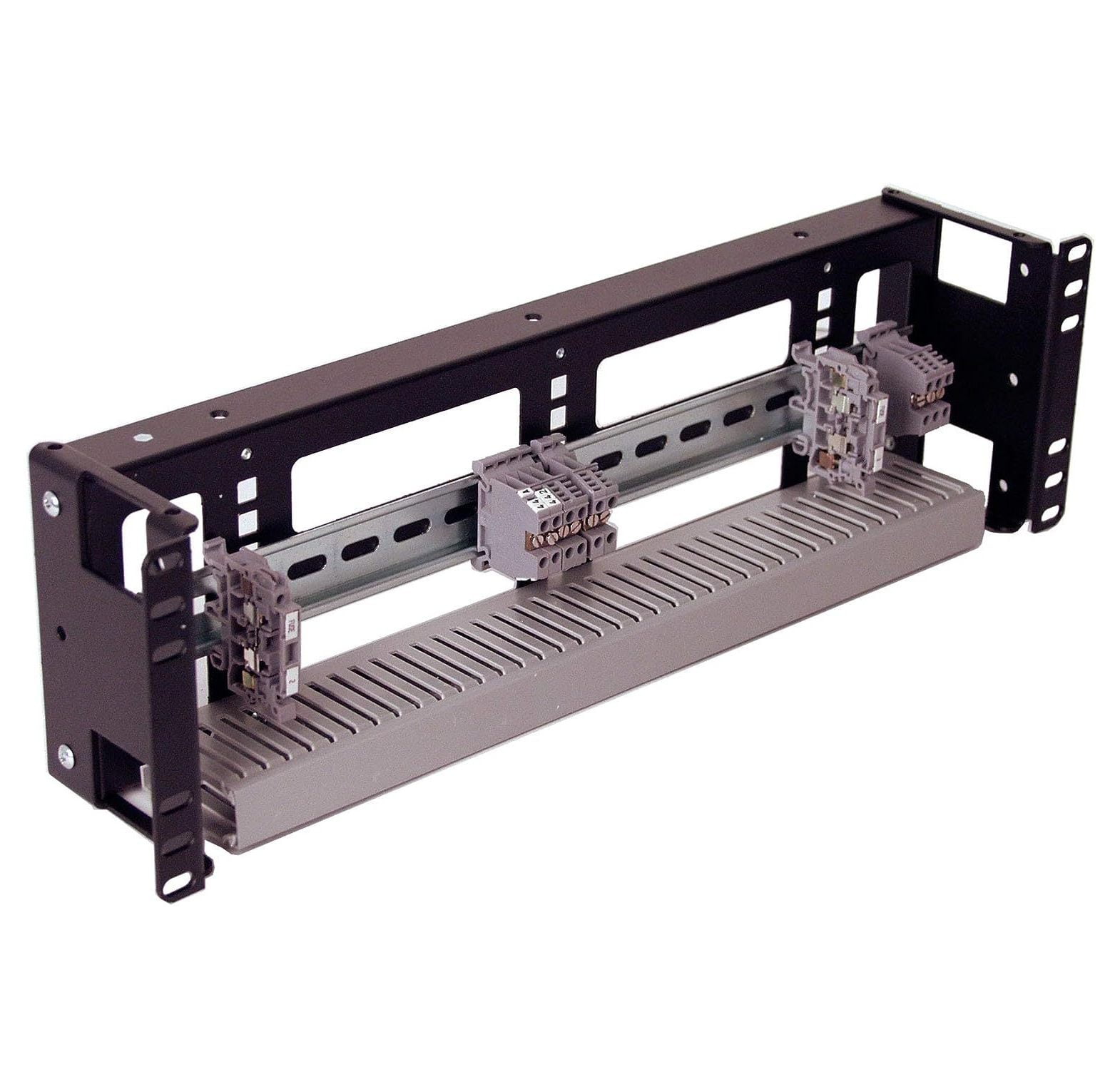 IRP1033D 3U Rackmount 3.78 inch Low Profile DIN Rail Panel for ...