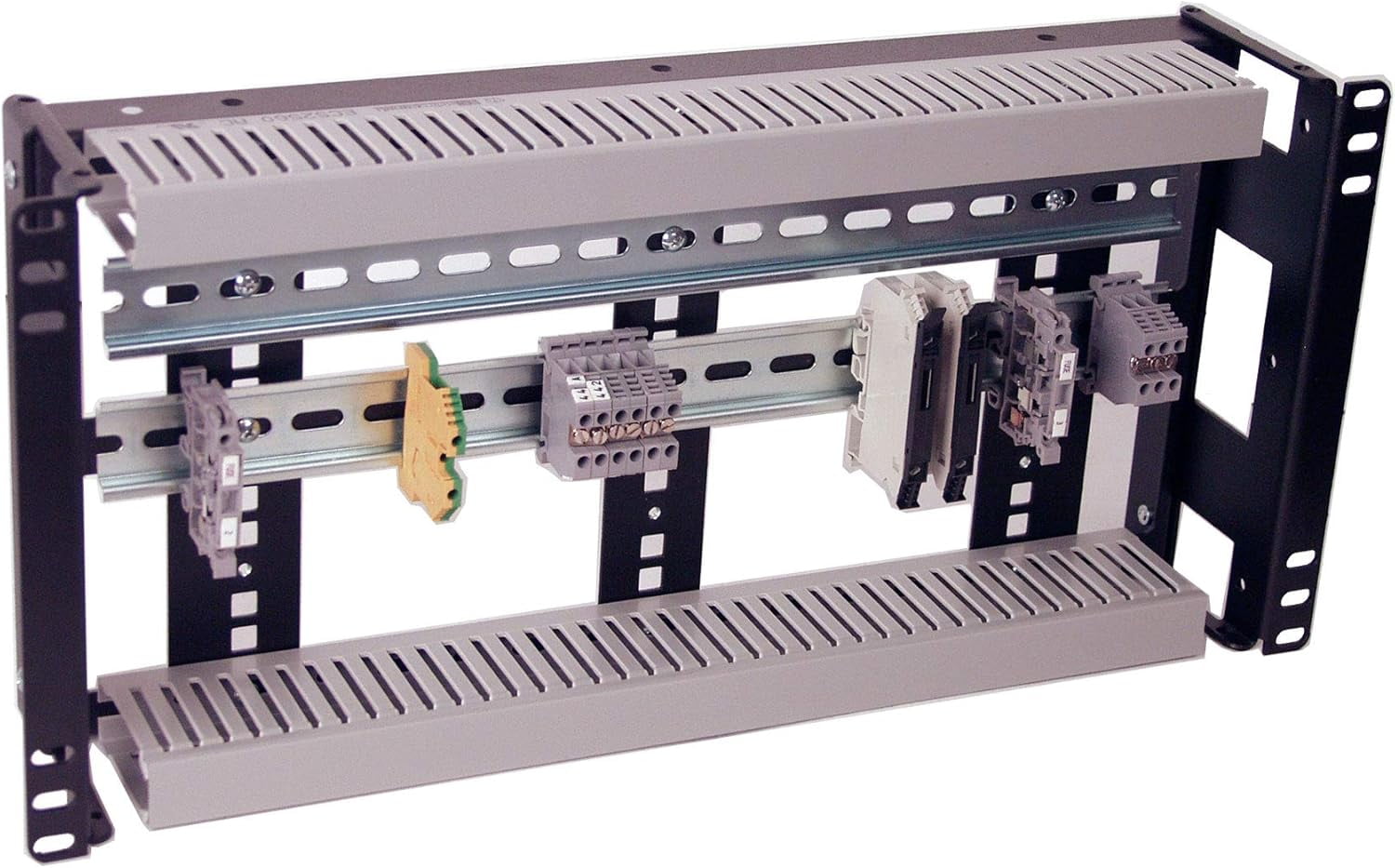 IRP1053D 5U Rackmount 3.78 inch Low Profile DIN Rail Panel for ...