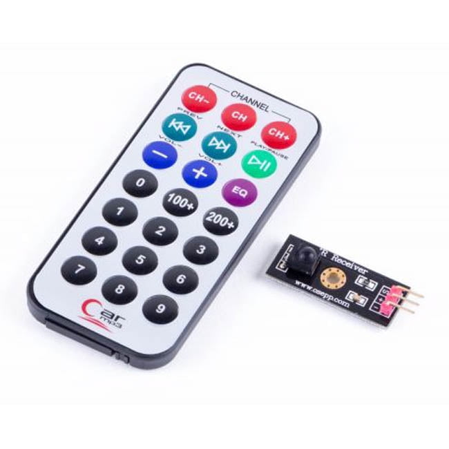 IRREC-02 - IR RECEIVER MODULE REMOTE KEYPAD COMPATIBLE WITH ARDUINO ...