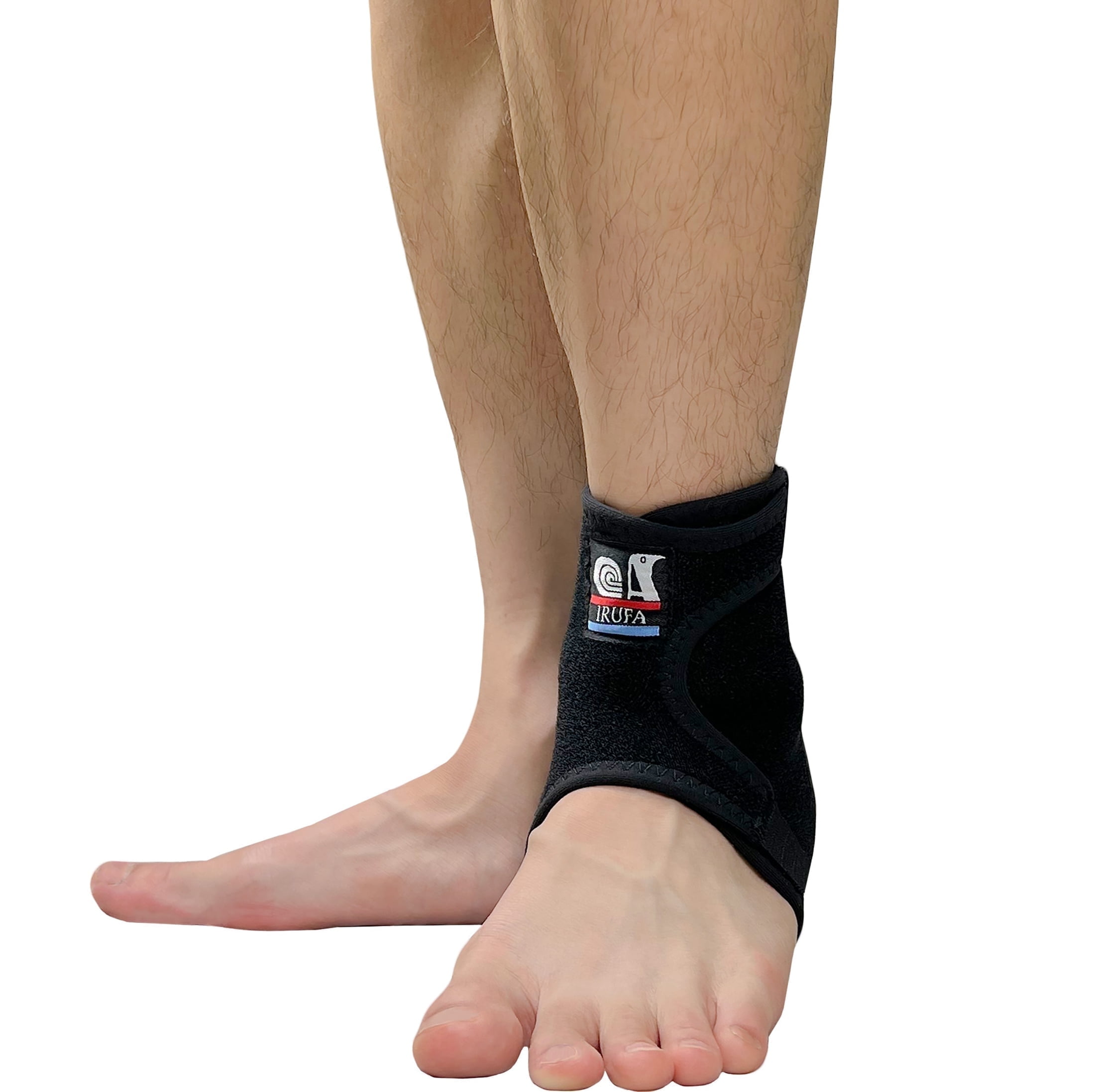 Irufa 3D Breathable Ankle Brace, Latex-Free, Air Cushion, Black ...