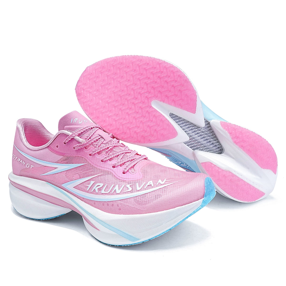 IRUNSVAN SWIFT HEAT 2.0 Running Shoes for Men Carbon Plate Support ...