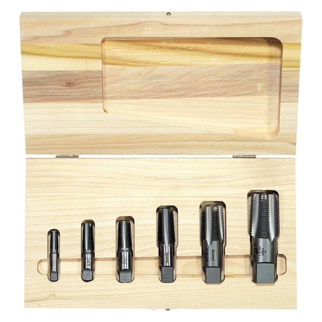 IRWIN 1921 - 6-piece Hanson Pipe Taper Tap Set - Walmart Business Supplies