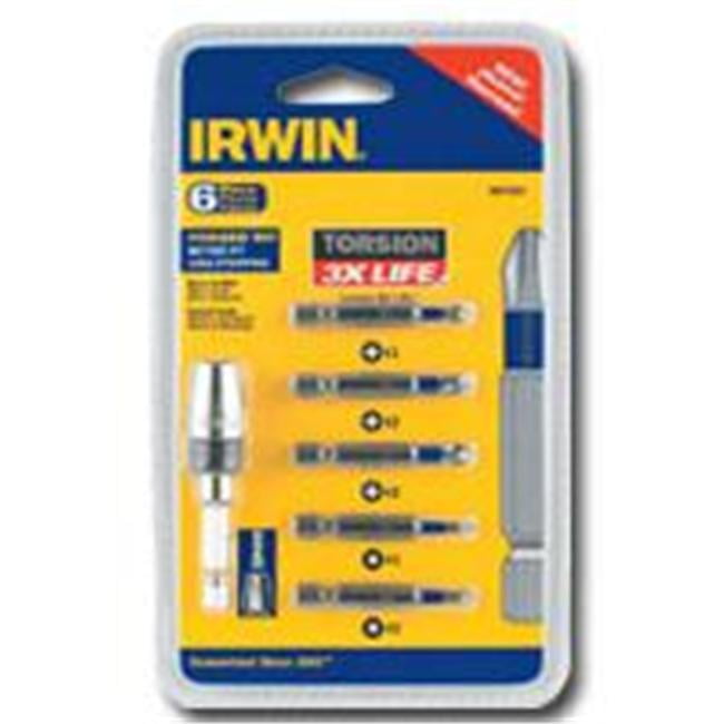 Hanson HAN3057023 6 Piece Quick Change Screwdriving Bit Set With ...