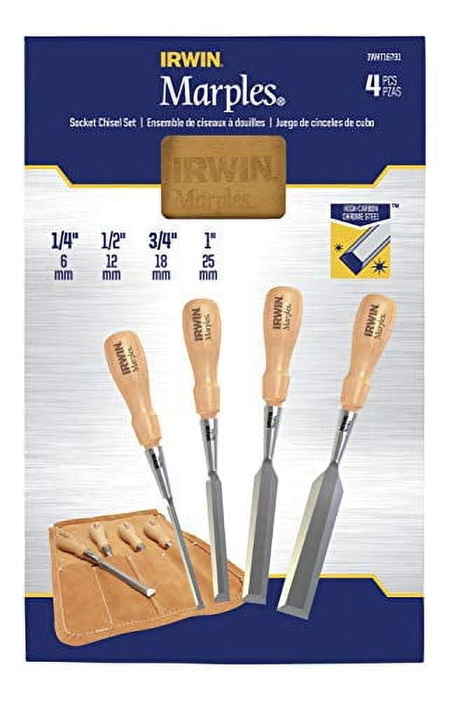 IRWIN MARPLES Chisel Set, 4-Piece (IWHT16791) - Walmart.com
