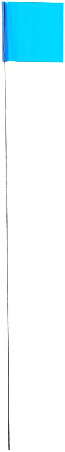 Irwin Industrial 2034206 100-Piece Glo Blue Stake Flags Warning-Vinyl ...