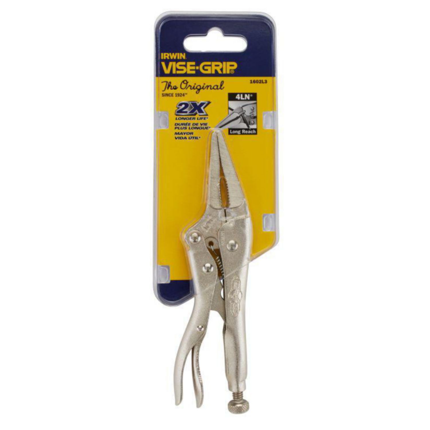 IRWIN VISE-GRIP 4LN The Original Long Nose Locking Pliers With Wire ...