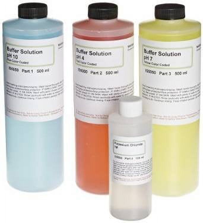 Innovating Science - pH Buffer Calibration Kit - 16.9oz (500mL) of each ...